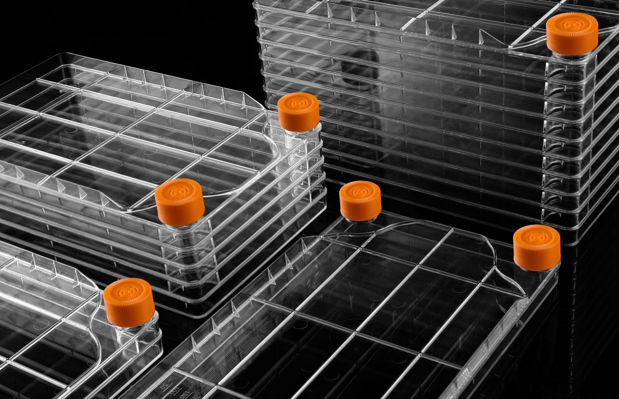 Cell Factory, 1 layer, 2 Narrow Ports, Plug Seal+ Vent Cap, Sterile - meslo