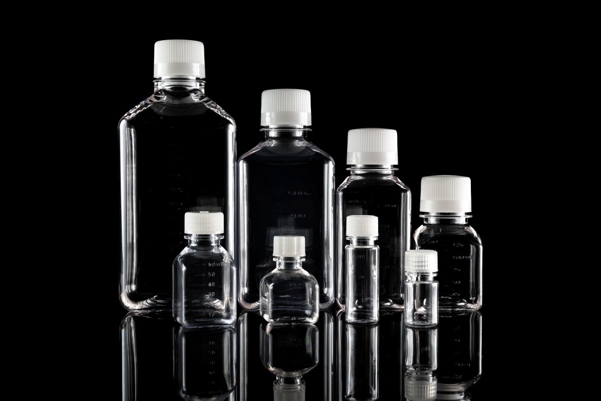 500ml Media Square Bottle, PETG - meslo