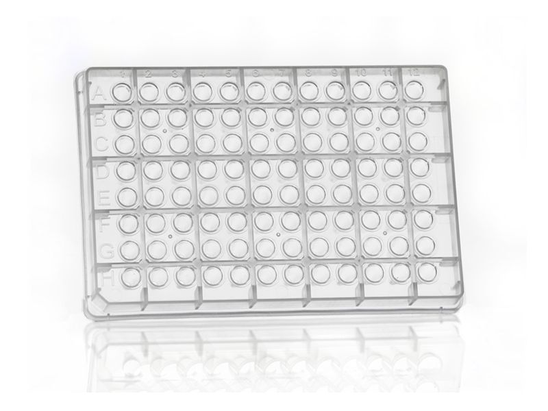 Azenta 96 Round Well Microplate, 200ul wells, V shaped bases, low ...