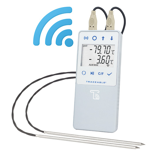 Traceable Ultra-Low Temperature Wi-Fi Data Loggers Compatible with ...