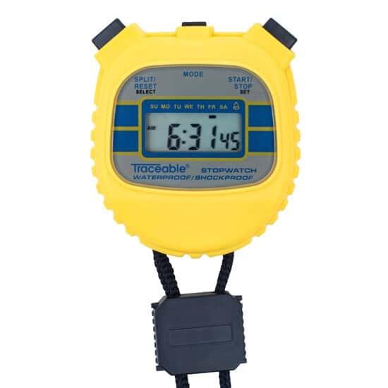 Traceable Water-Resistant/Shock-Resistant Stopwatch - meslo